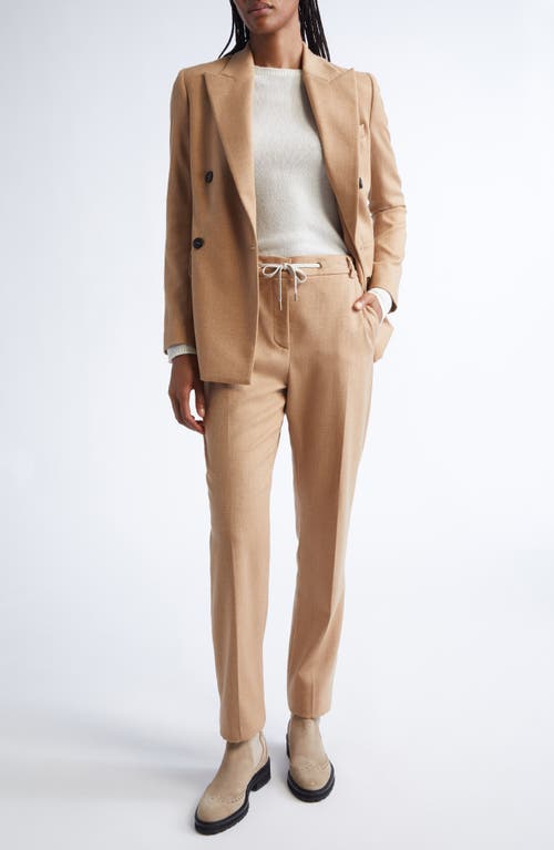 ELEVENTY Drawstring Waist Virgin Wool Pants